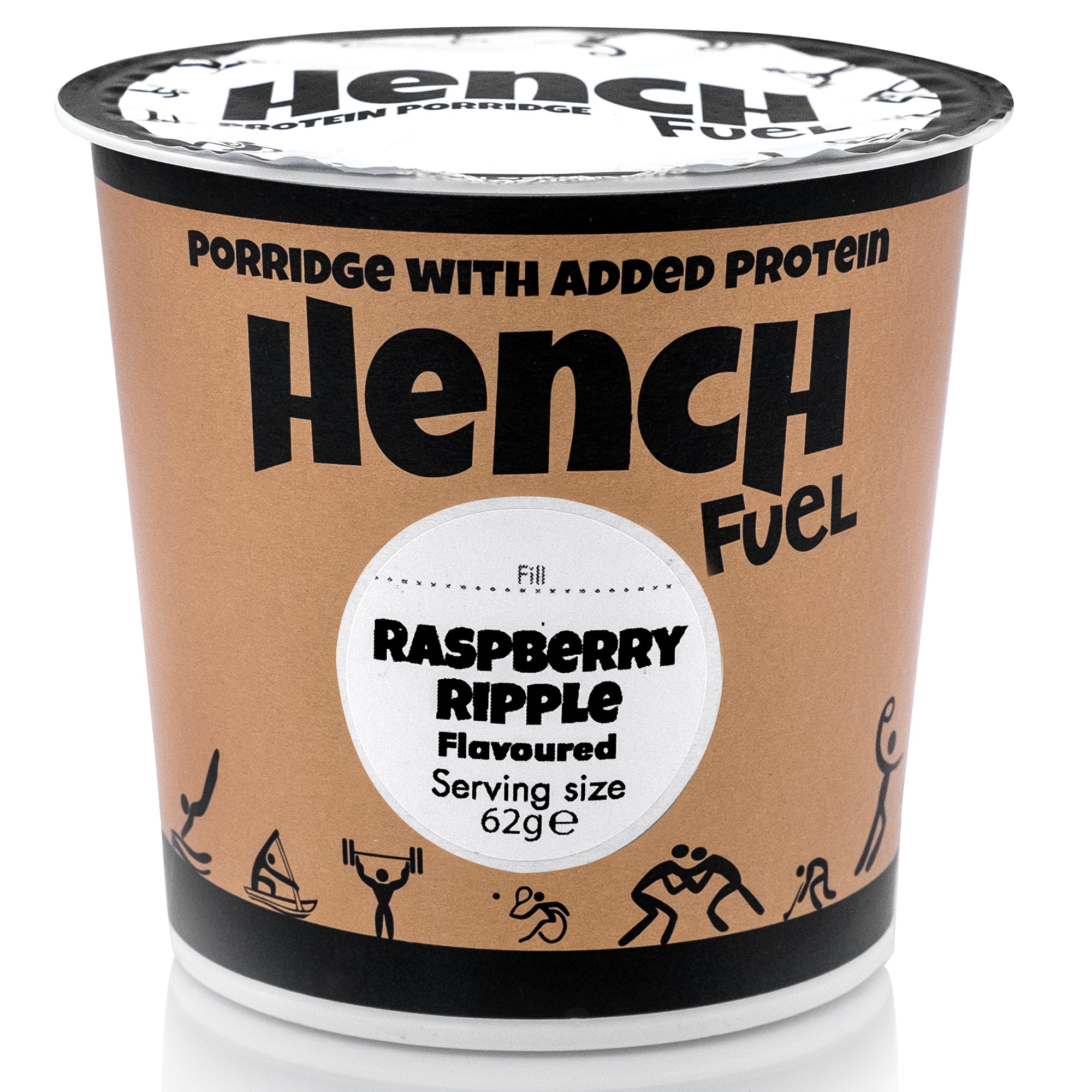 Raspberry Ripple Protein Porridge – Hench Fuel